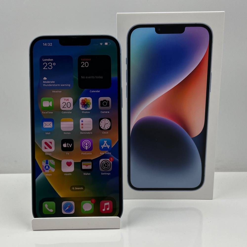 Pre-owned APPLE iPHONE 14 PLUS 128GB - BLUE UNLOCKED A2866 100% BATTERY ...